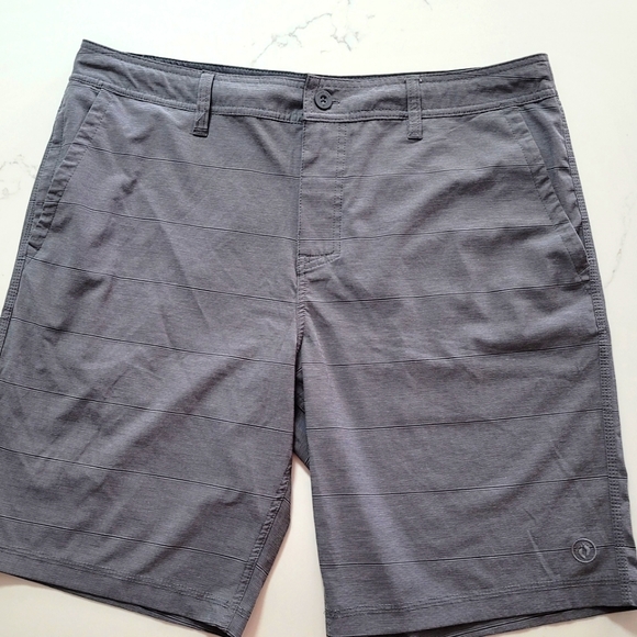 Hang Ten | Shorts | Mens Hang Ten Hybrid Board Shorts Grayblack Size 36 ...